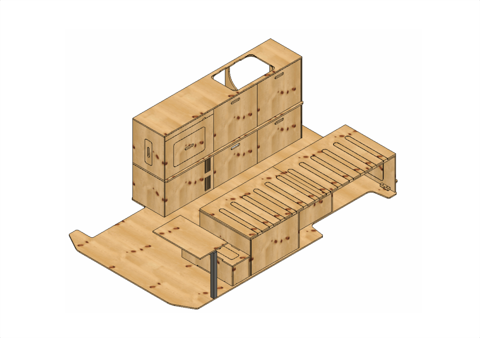 Kit ETNA - L2H2 - Van Kit Conversion on Campervan - NEVAN